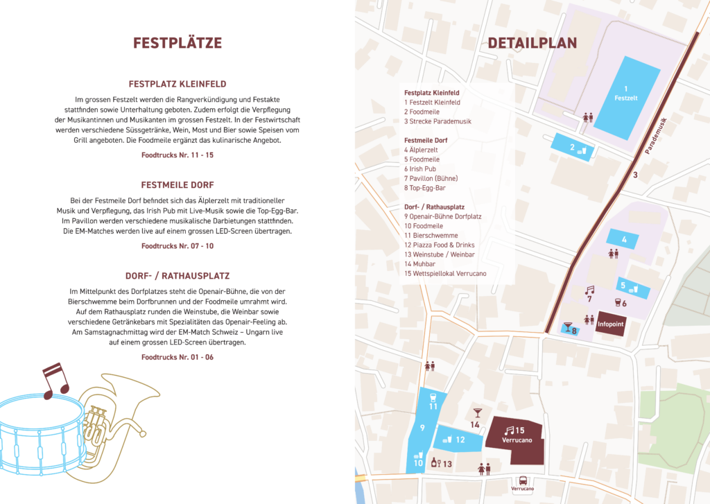 Lageplan – Kantonales Musikfest 2024